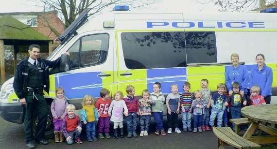 PC Dibble pays school visit | wellington-today.co.uk