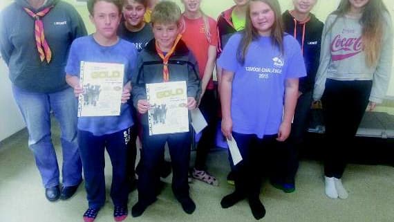 Scouts reach the Gold Standard | wellington-today.co.uk