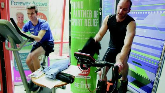 Geared up for (static) cycle challenge | wellington-today.co.uk