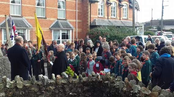 Hemyock remembers war dead | wellington-today.co.uk