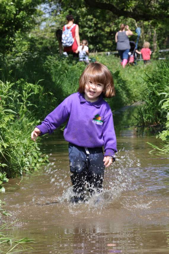 Getting wet on welly walk | wellington-today.co.uk