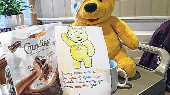Pudsey goes to care home | wellington-today.co.uk