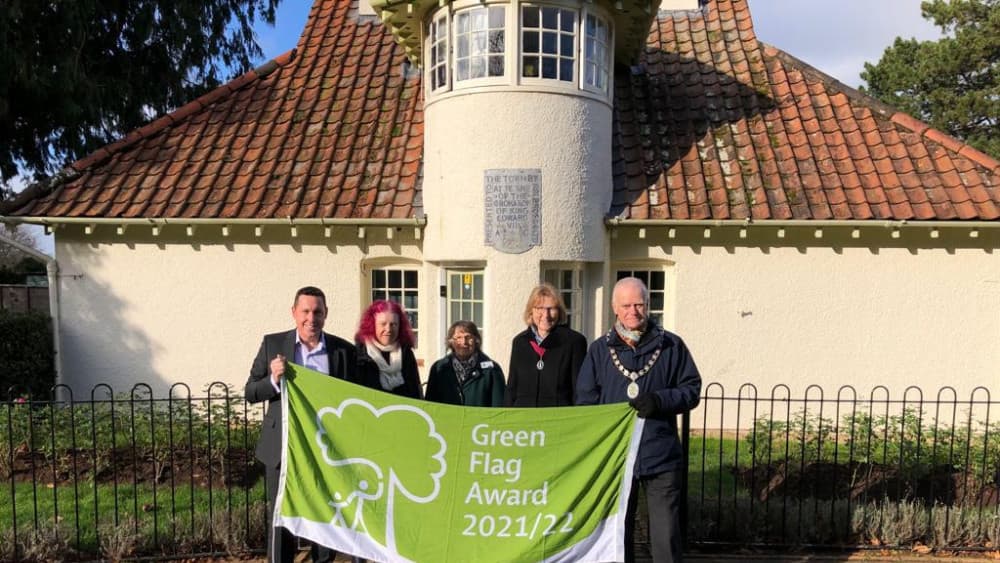 Wellington Park's Green Flag | wellington-today.co.uk