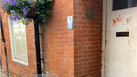 Wellington street that has gone downhill with litter and mess ...