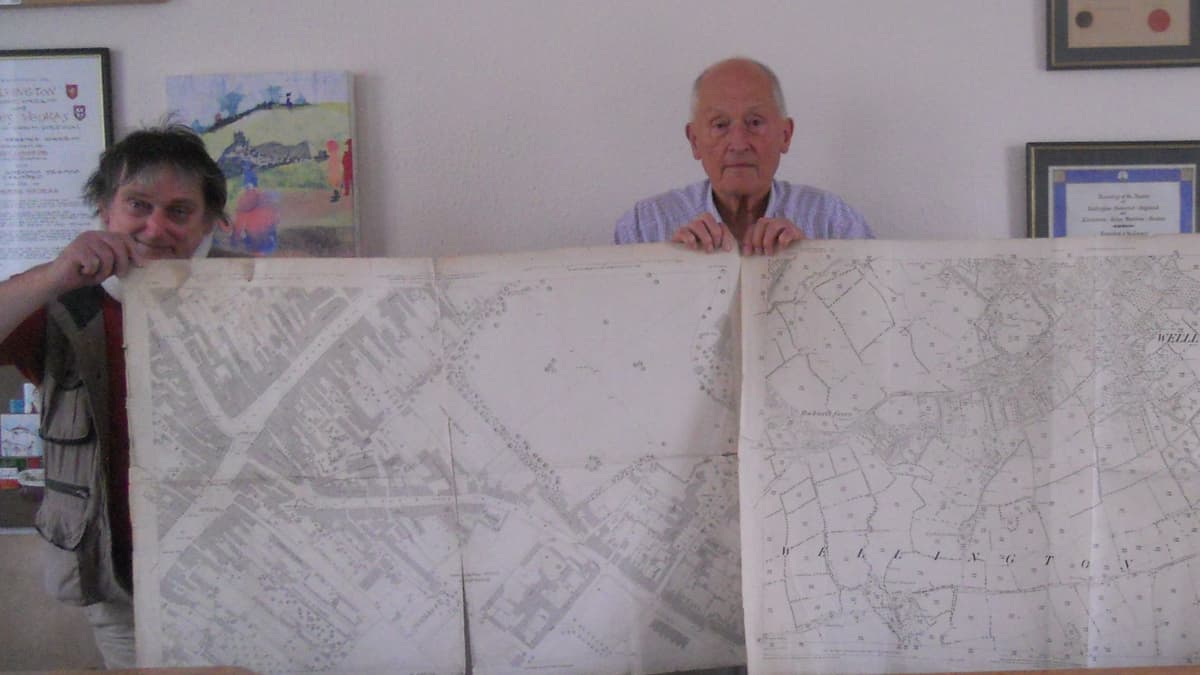 Wellington Nynehead Langford Budville Sampford Arundel area maps ...