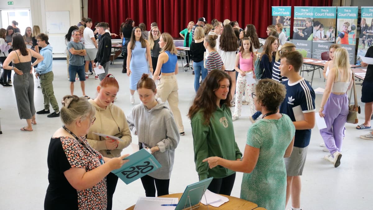 Courtfields School celebrates record GCSE results | wellington-today.co.uk