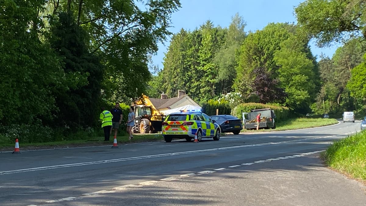 A38 crash leaves road partially blocked | wellington-today.co.uk