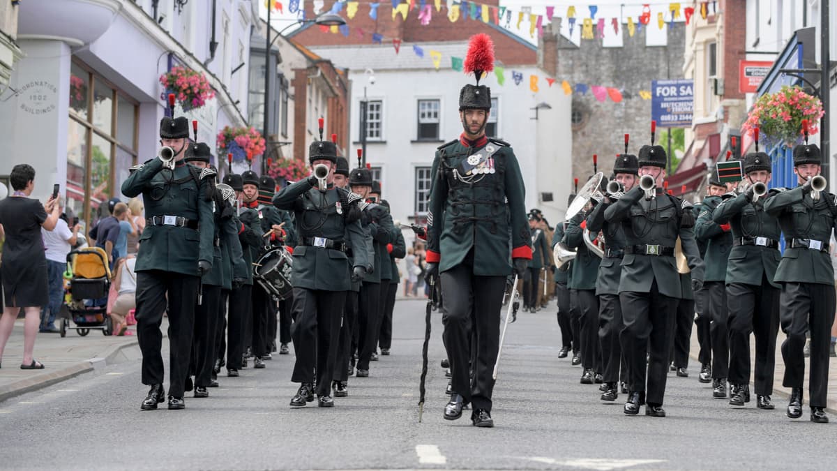 Spectacle for whole community when The Rifles parade for Freedom of the ...