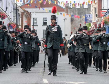 Spectacle for whole community when The Rifles parade for Freedom of the ...