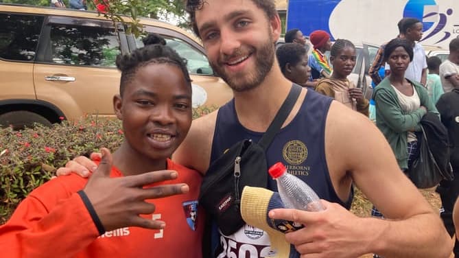 Seb completes 'gruelling' charity marathon | wellington-today.co.uk