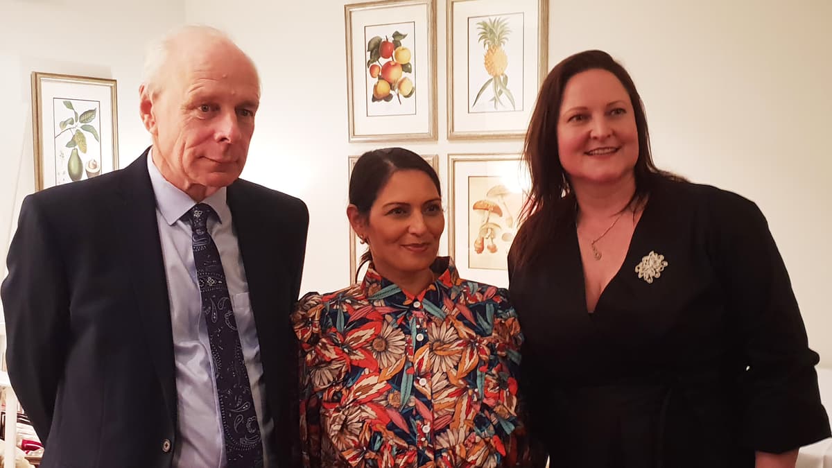 Former Home Secretary Dame Priti Patel lends support to MP Ian Liddell ...