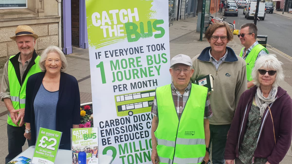 Wellington Bus User Group mans town centre stall to encourage people to ...