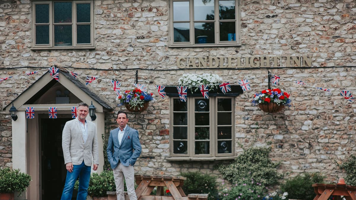 Mike and Simon Rose-MacLeod pass on Candlelight Inn, Bishopswood, to ...