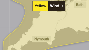 Yellow wind warning issued across Somerset for New Year's Day ...