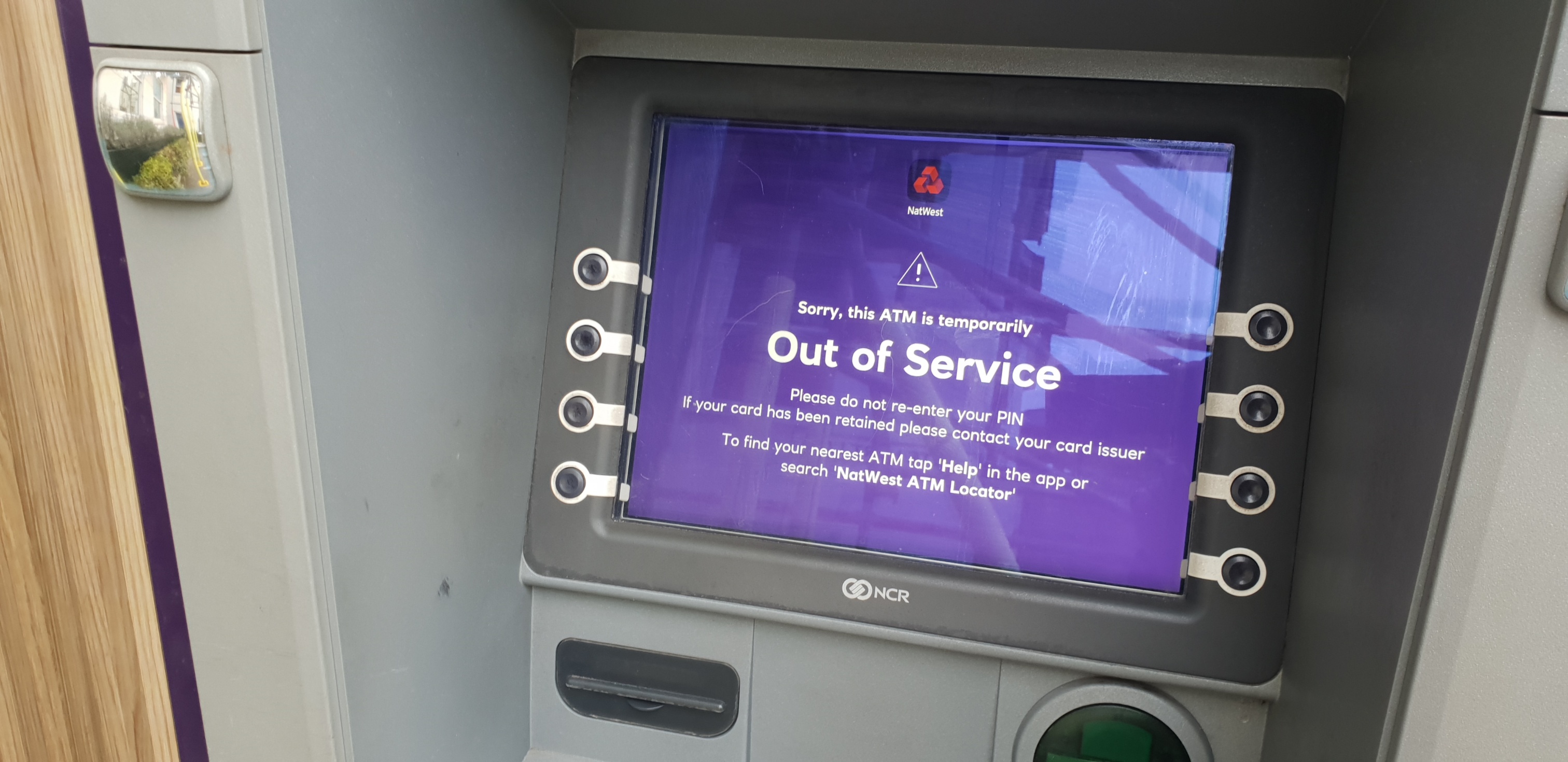Out of order ATM means no free access to cash for Wellington residents ...