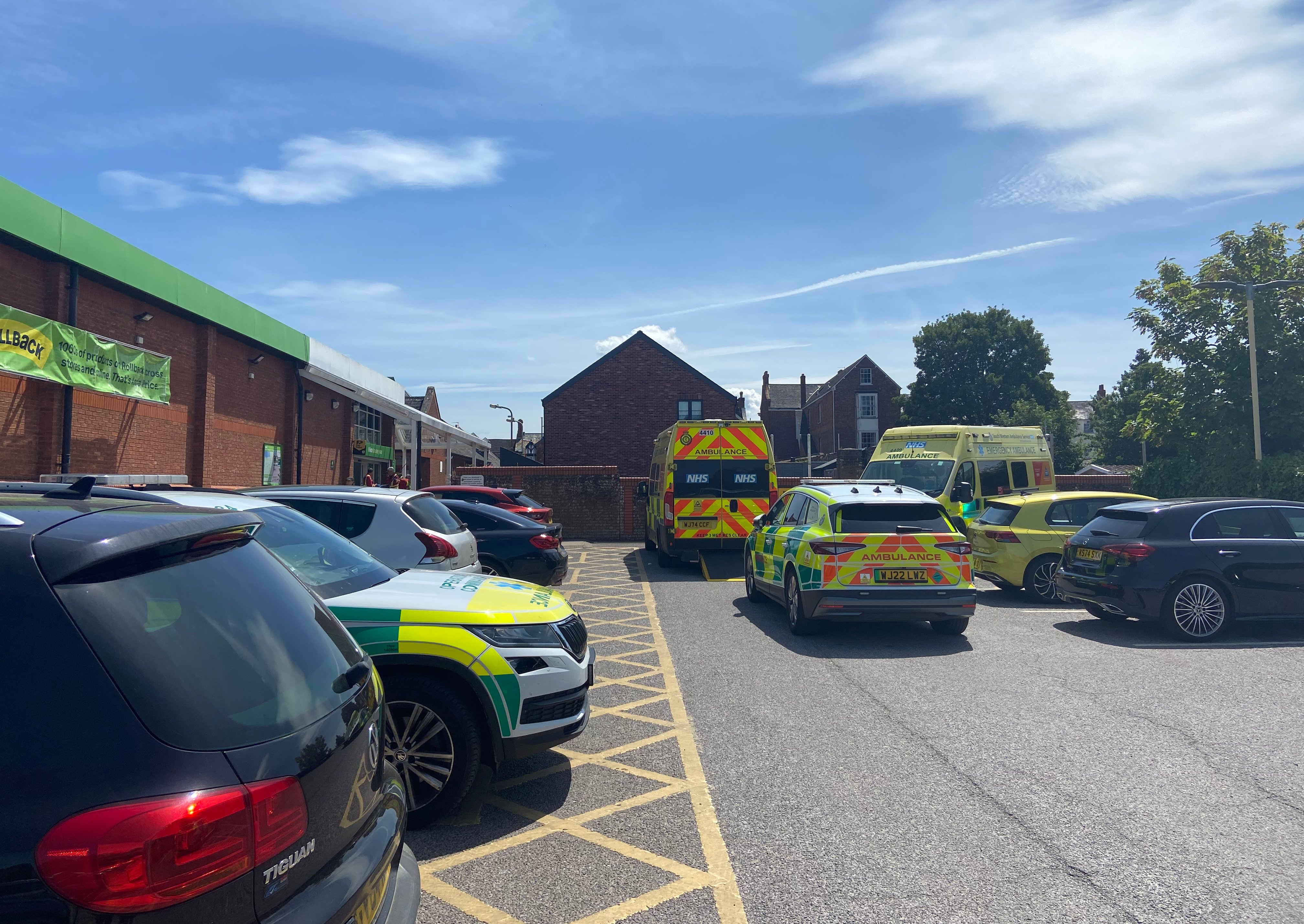 Entrance to Asda closed off due to "medical emergency" | wellington ...
