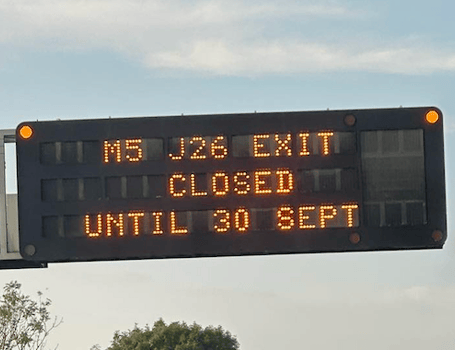 M5 Junction 26 to remain closed until end of September | wellington ...