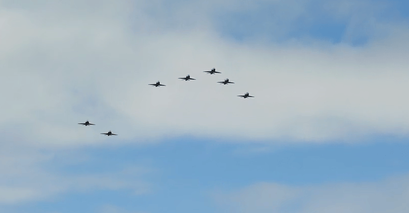 Red Arrows to be seen overhead Friday and Saturday if weather permits ...