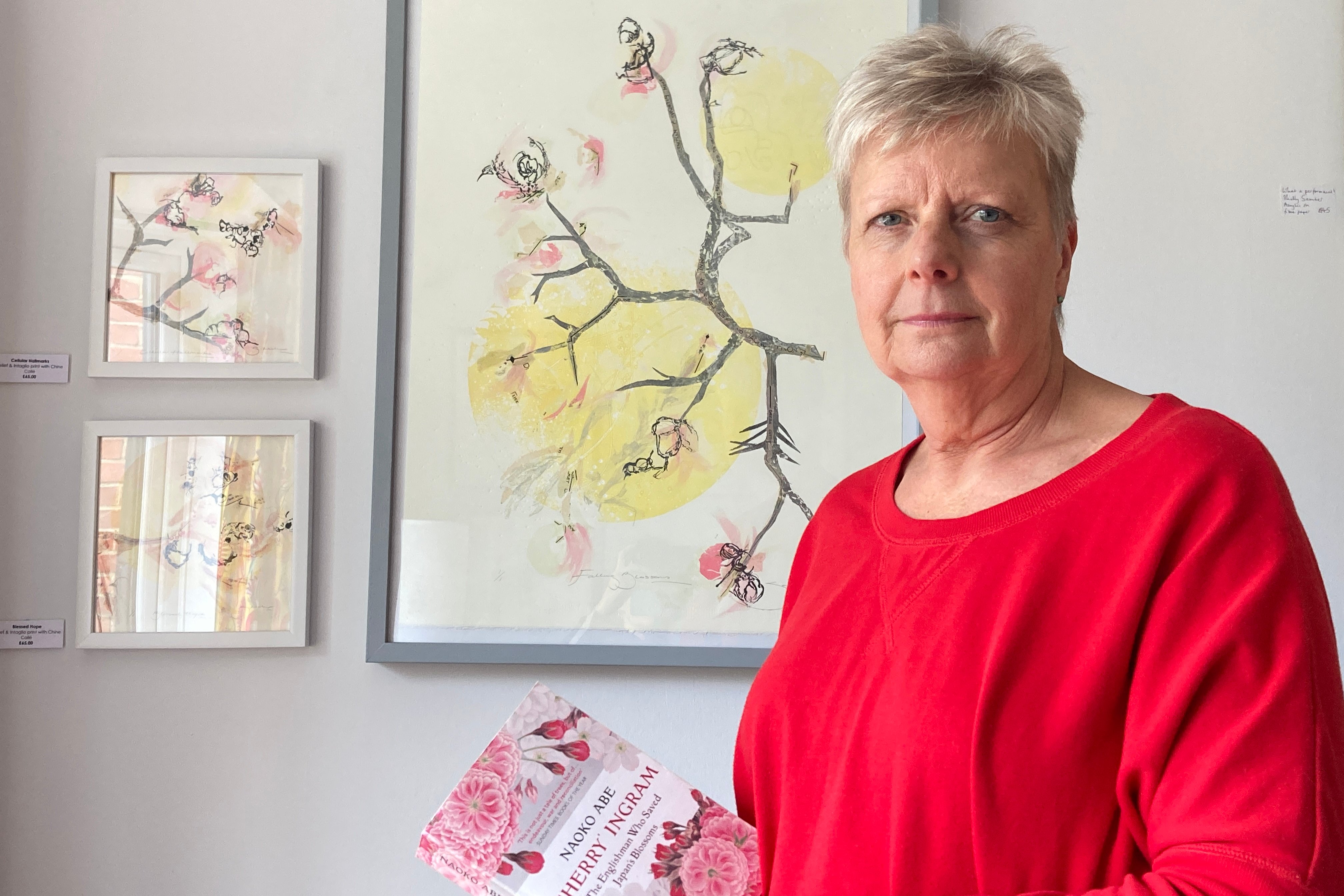 Prints by Wellington's Sally Hebeler inspired by Japanese cherry tree ...