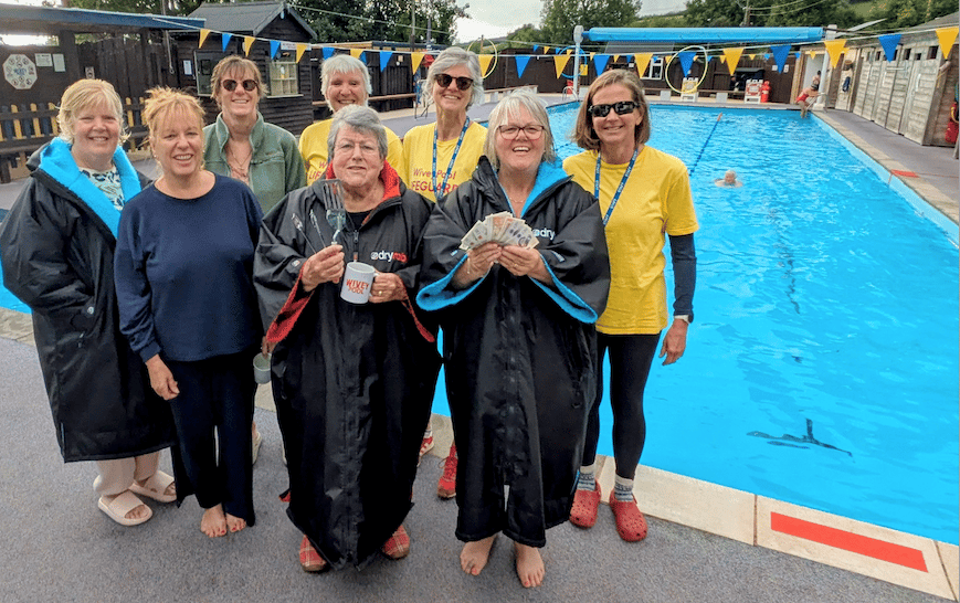 Swimmers raise funds for new Wiveliscombe pool house with early morning ...