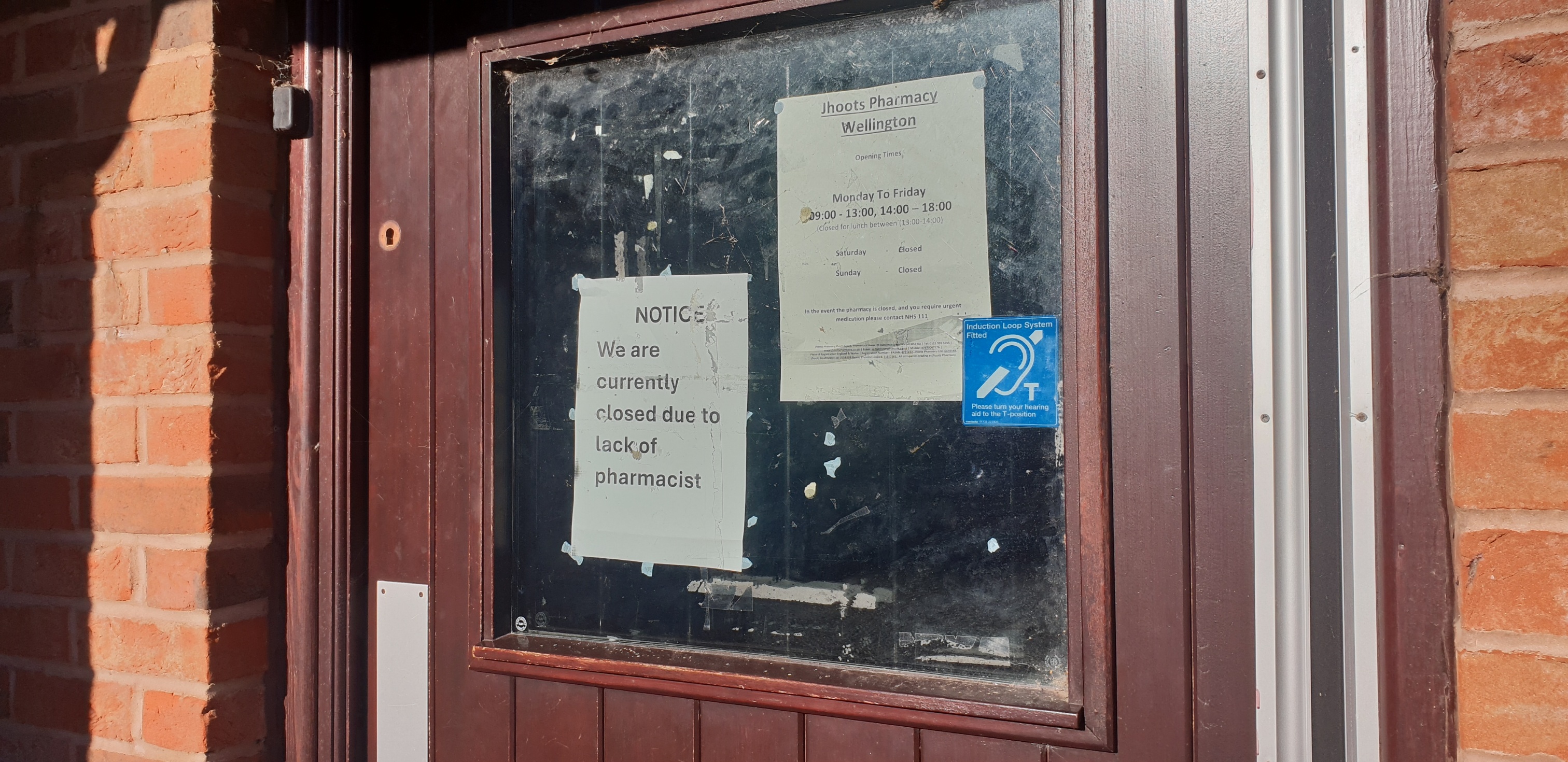 NHS refuses to accept Wellington pharmacy has closed | wellington-today ...