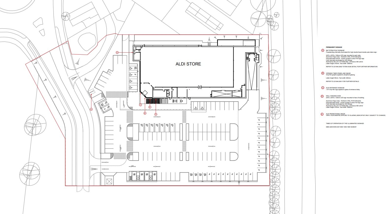 Planning notices: Aldi seeks permission for signage for new Wellington ...
